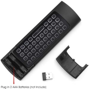 Tv box remote 2.4G Bluetooth IR with keyboard - TV HUB
