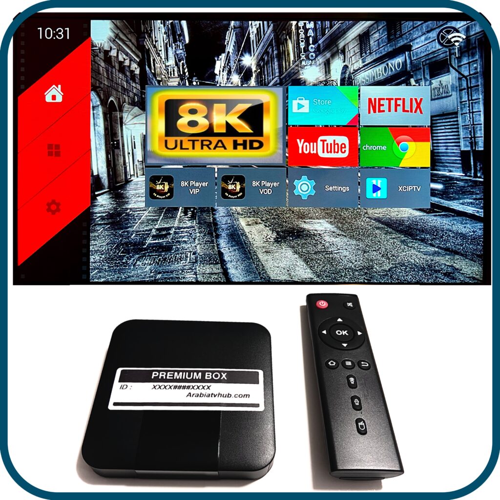 Premium 8K TV Box With 2 years service - TV HUB
